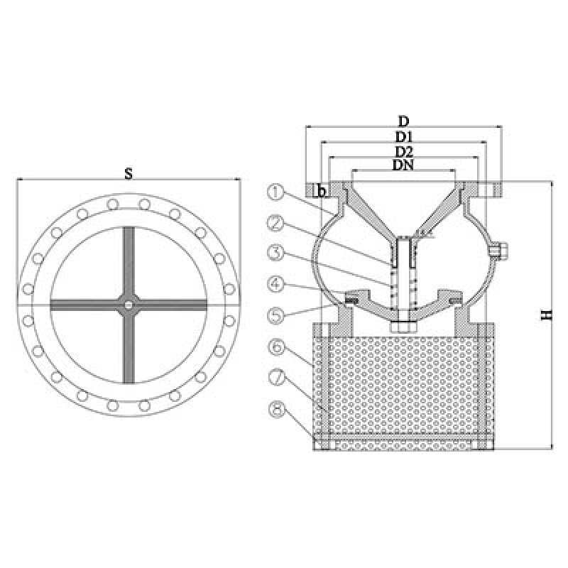 Foot Check Valves-Flow Lead Valve